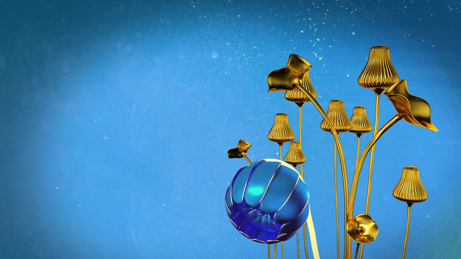 Blue Flower Animated 3D - TurboSquid 1744917