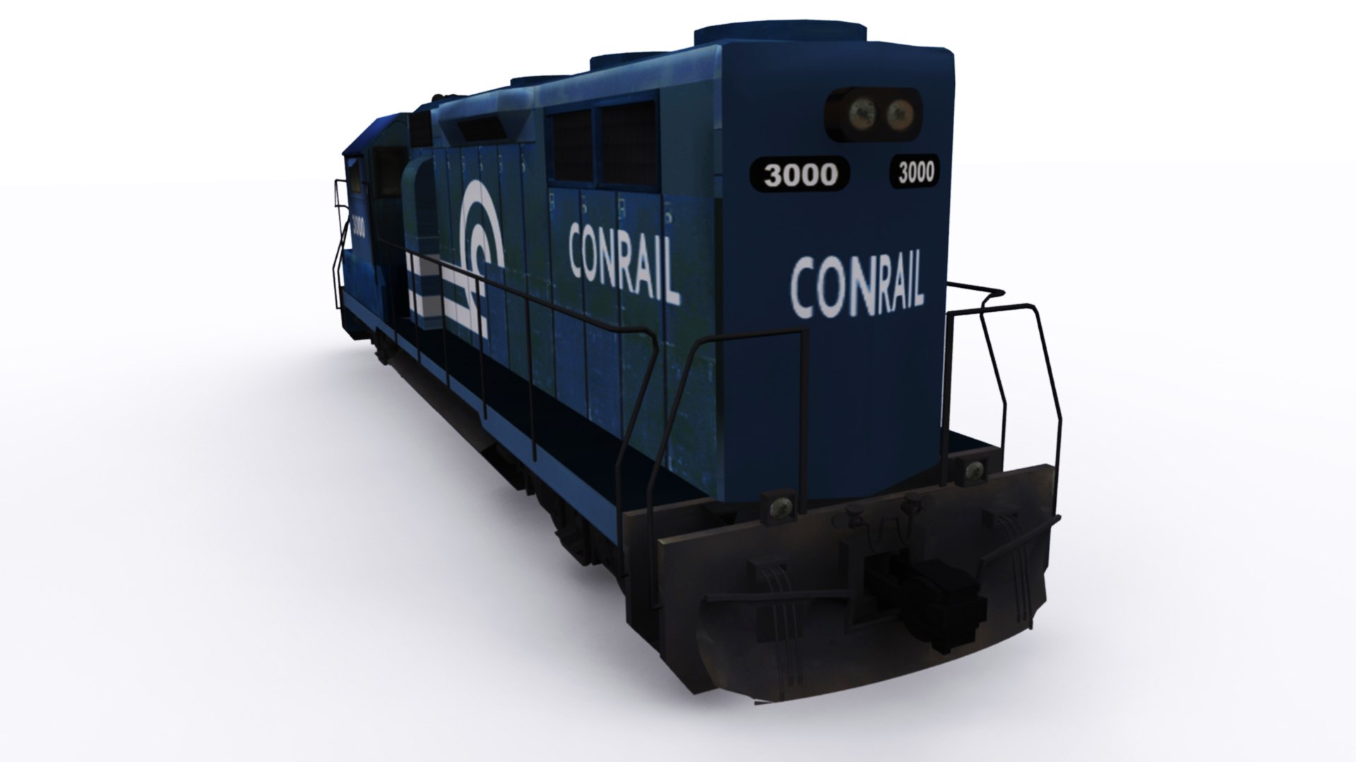 EMD GP40 2 Model - TurboSquid 2099898