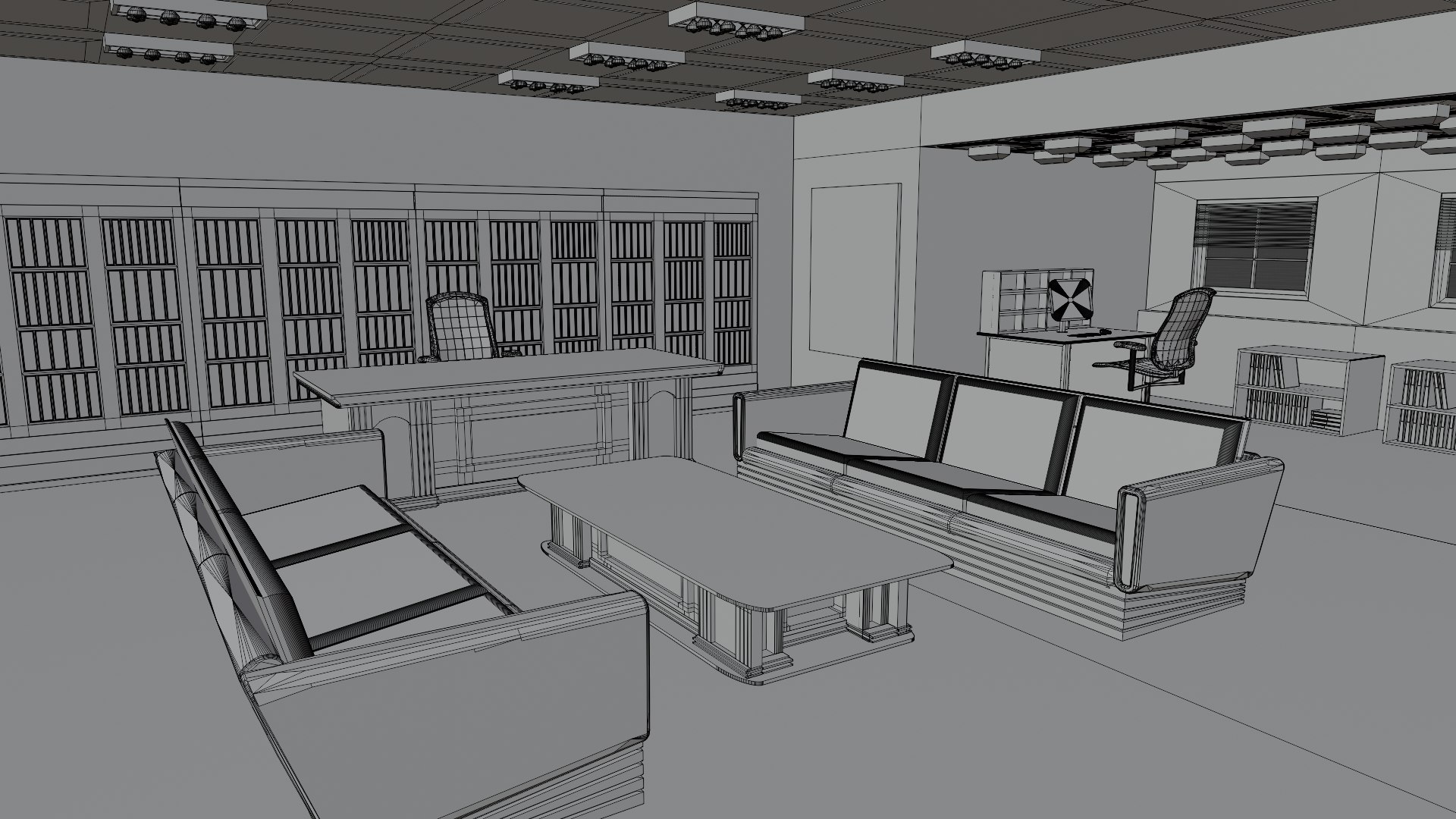 Work Office model - TurboSquid 2178765