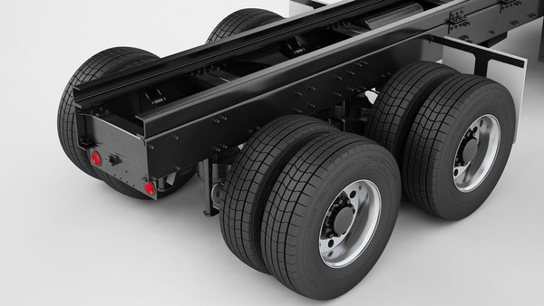 Semi Truck Chassis Generic 02 model - TurboSquid 1819733