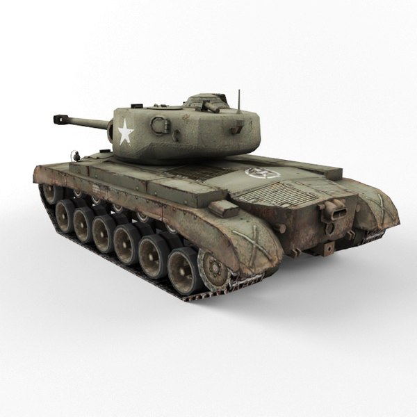 pershing wwii m26 3d max