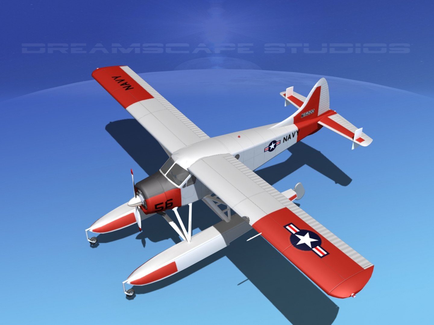 dehavilland beaver 3d 3ds