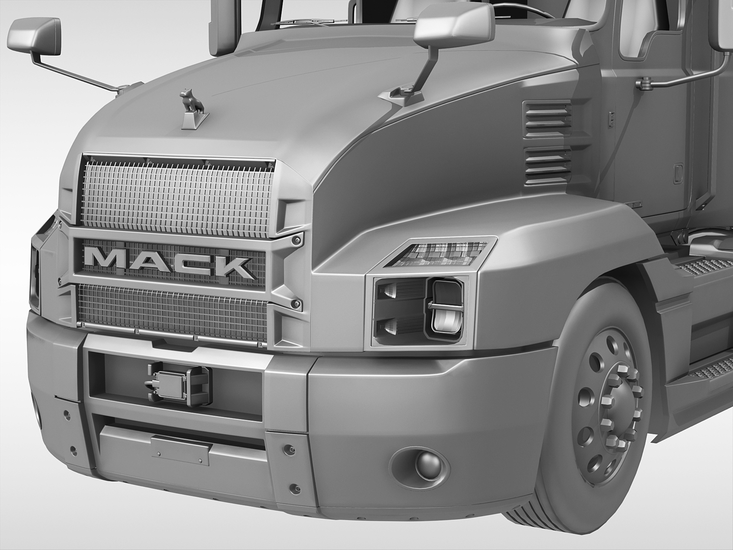 3D mack truck model - TurboSquid 1402456