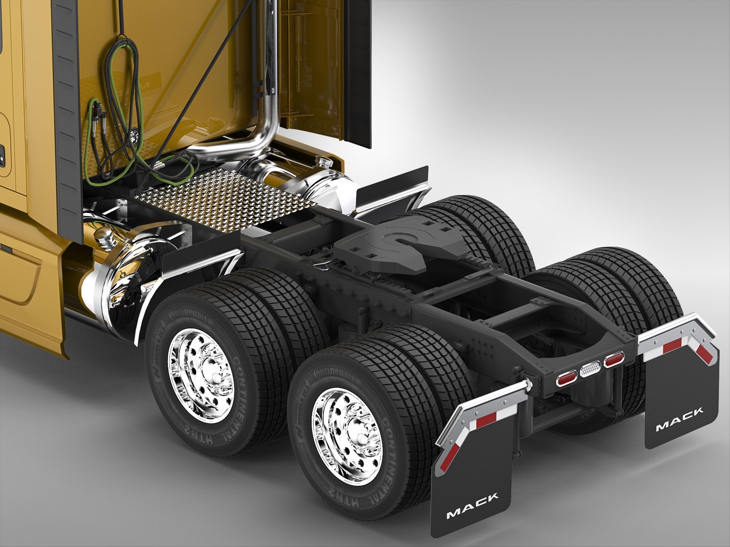 3D Mack Truck Model - TurboSquid 1402456