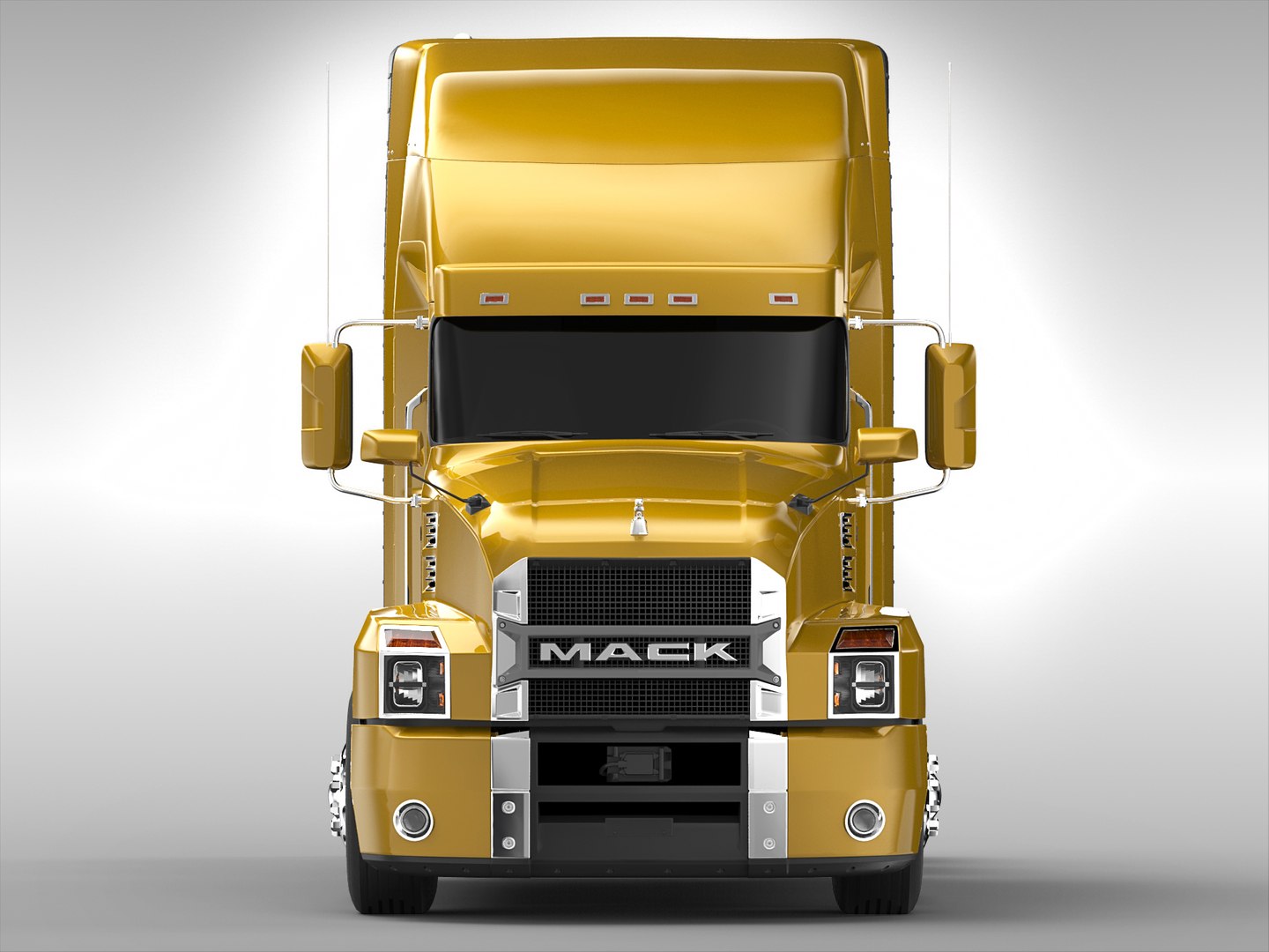 3D Mack Truck Model - TurboSquid 1402456