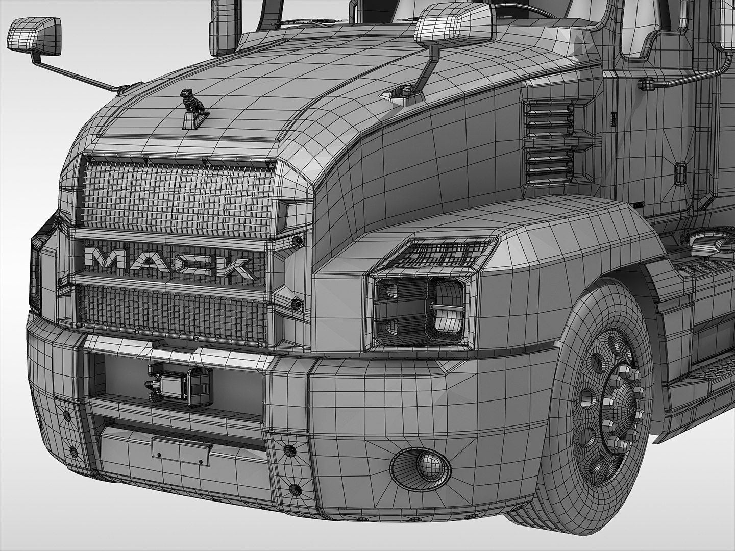 3D mack truck model - TurboSquid 1402456