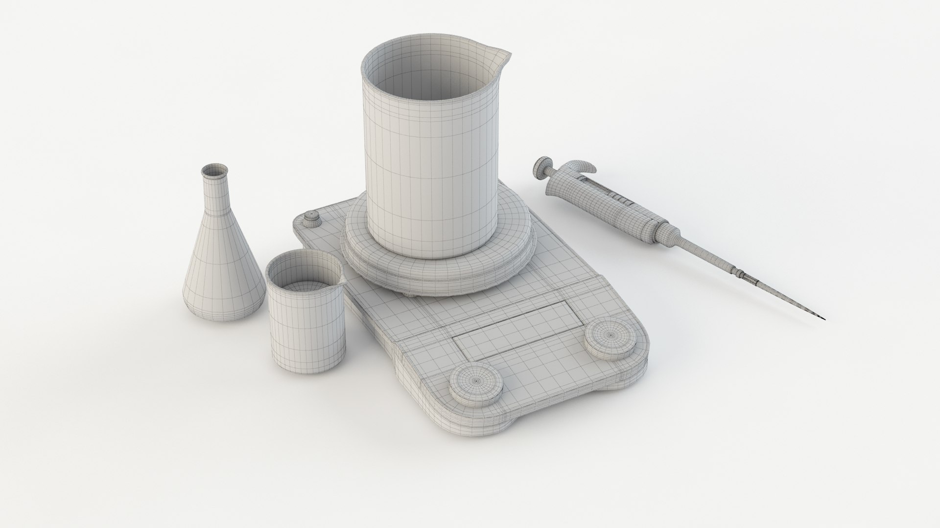 Laboratory Mixer 3D Model - TurboSquid 1494781