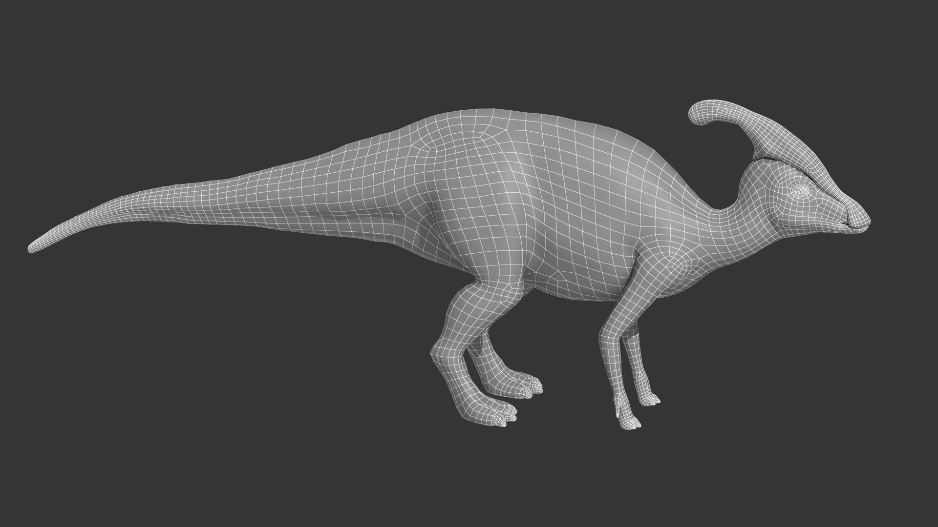 Parasaurolophus - Rigged and Animated 3D model - TurboSquid 1775631