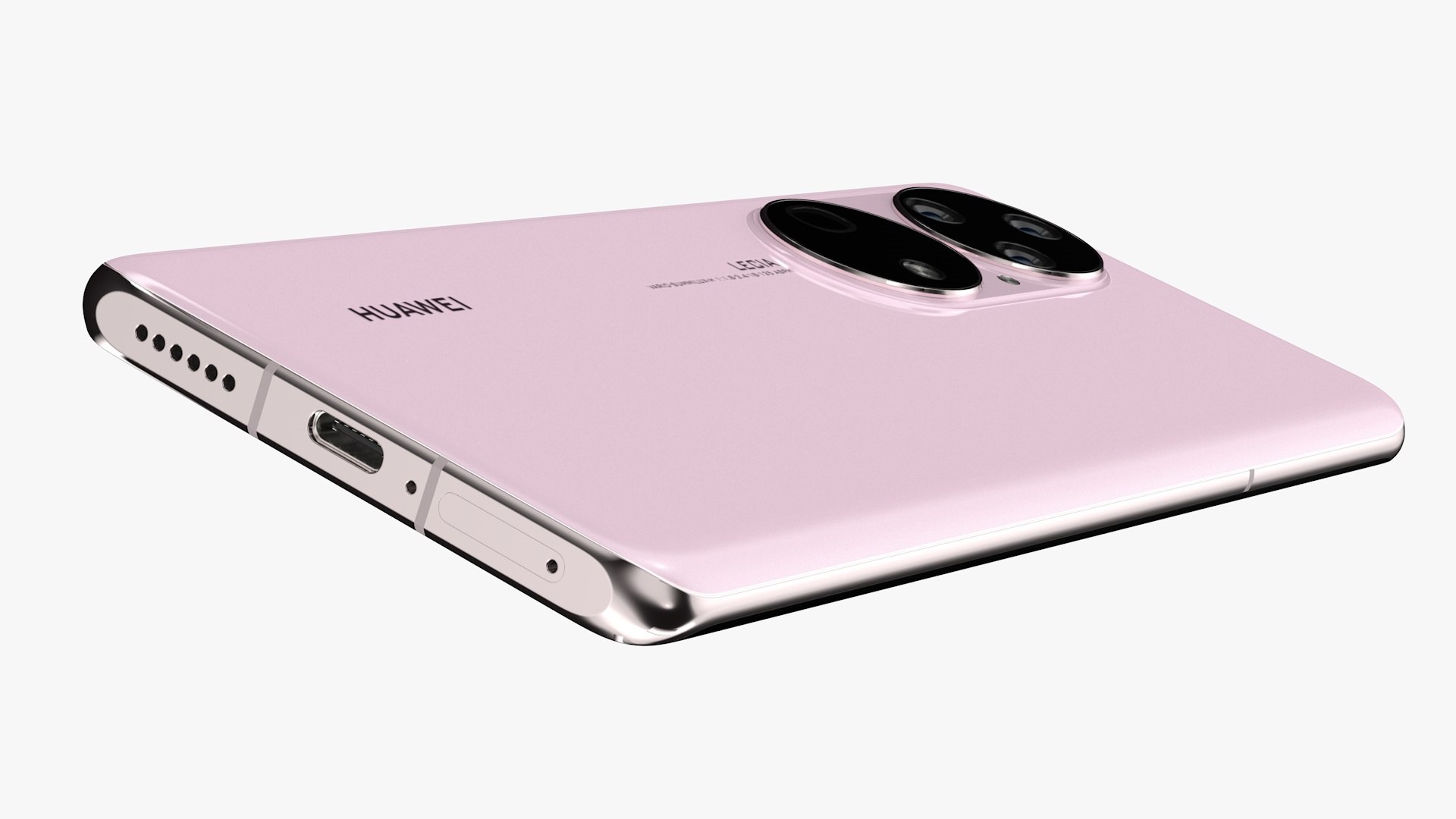 3D Huawei P50 Pro Charm Pink - TurboSquid 1768240
