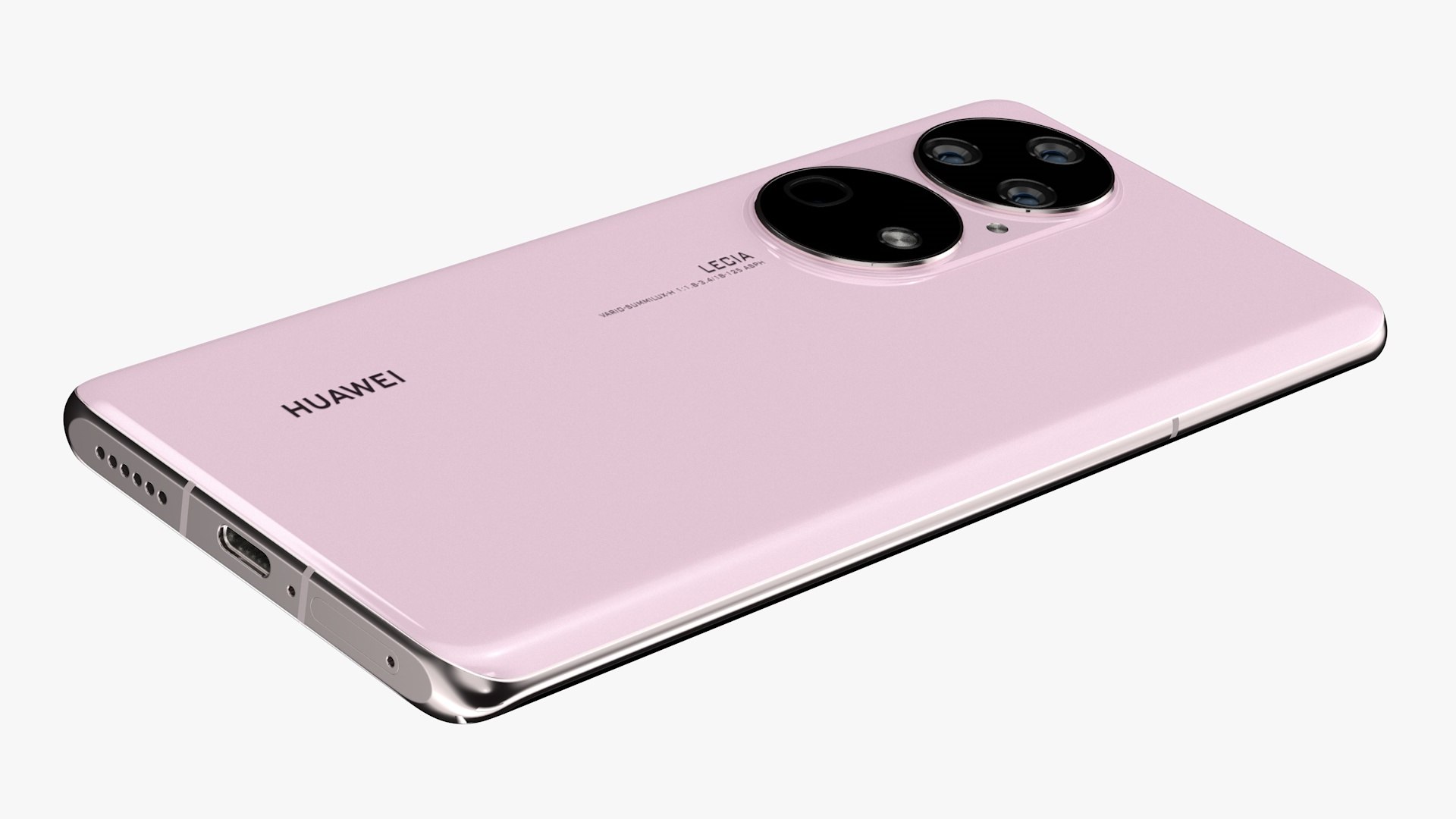 3D Huawei P50 Pro Charm Pink - TurboSquid 1768240
