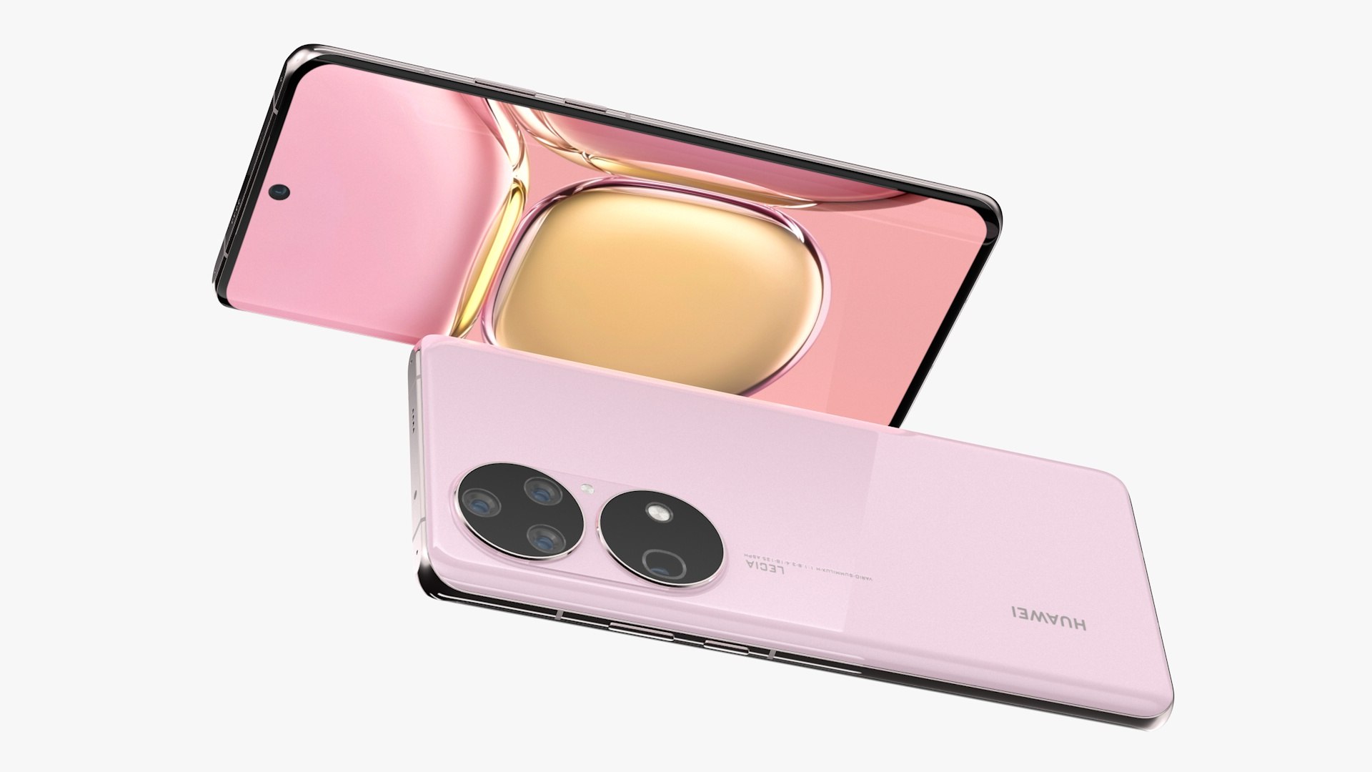 3D Huawei P50 Pro Charm Pink - TurboSquid 1768240