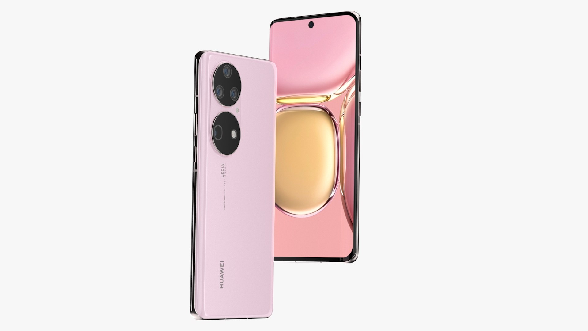 3D Huawei P50 Pro Charm Pink - TurboSquid 1768240