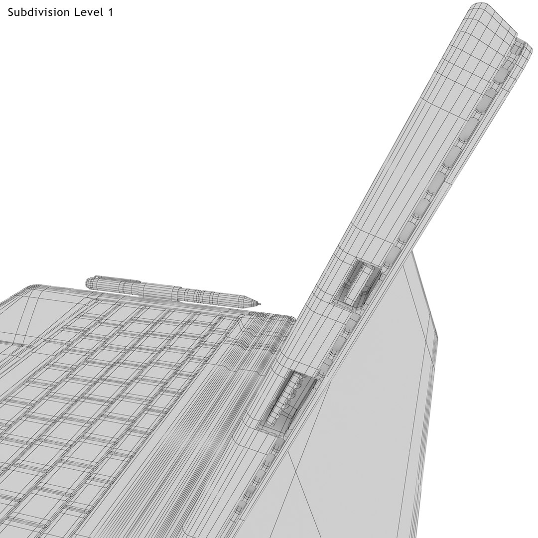 realistic microsoft surface pro obj