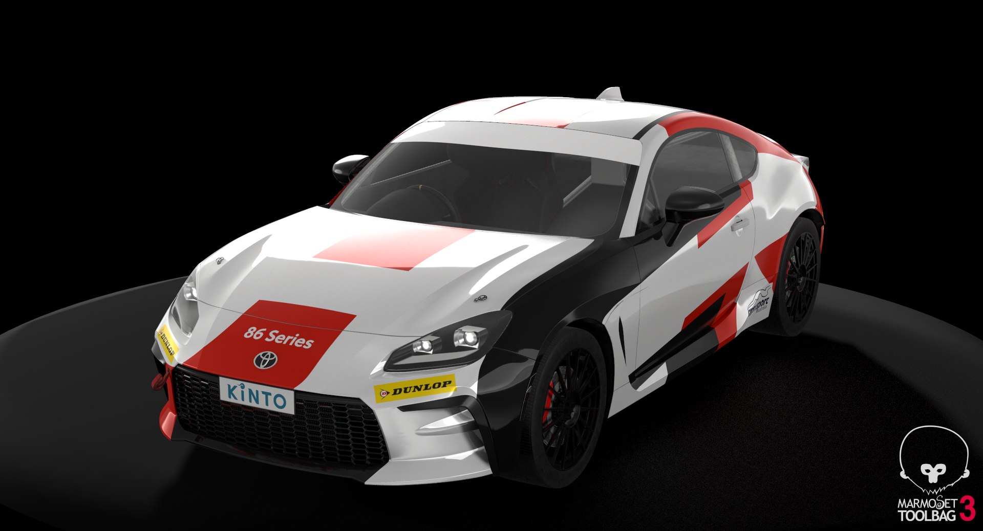 3D Toyota GR86 Toyota Gazoo Racing - TurboSquid 2138603