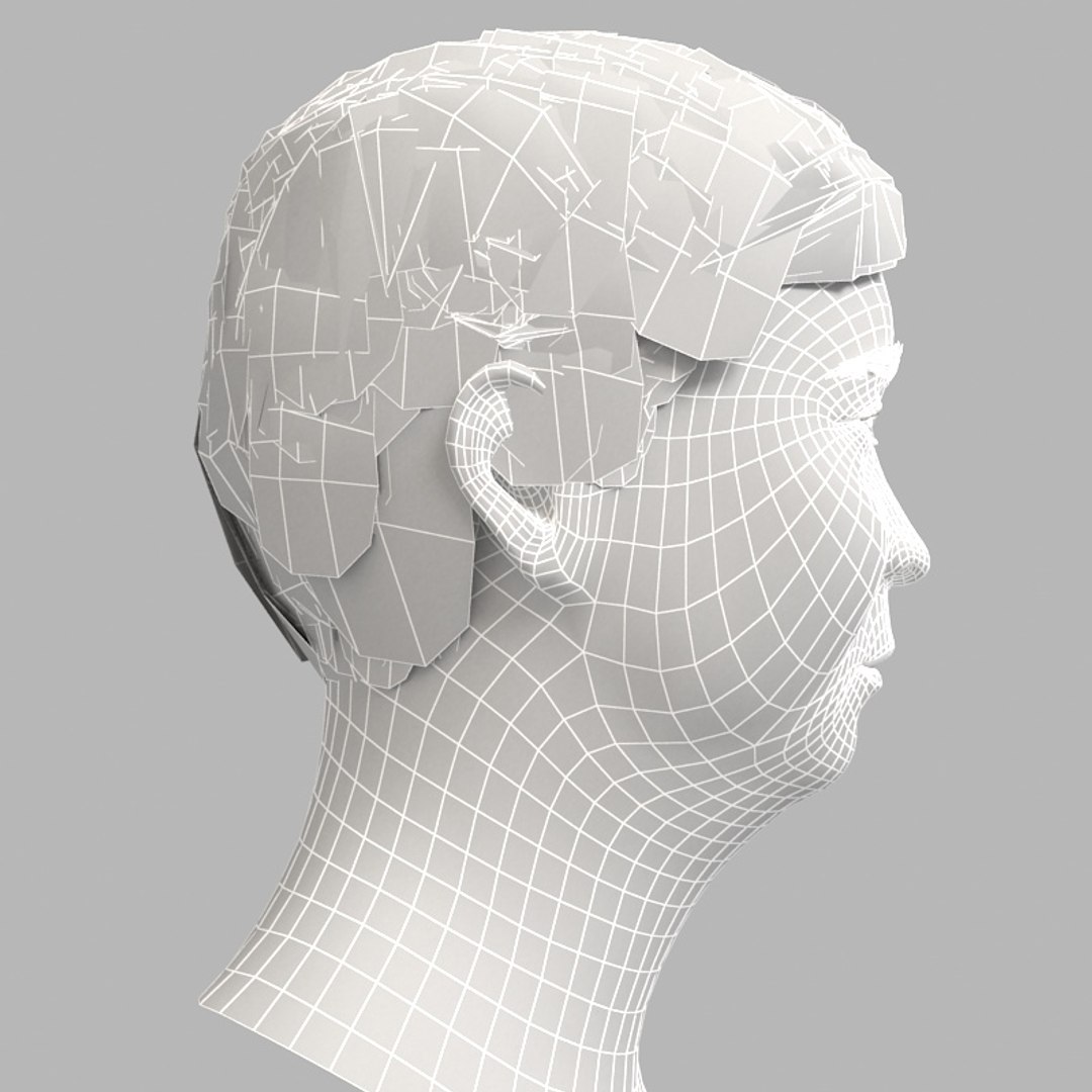 Realistic asian man head 3D - TurboSquid 1206036