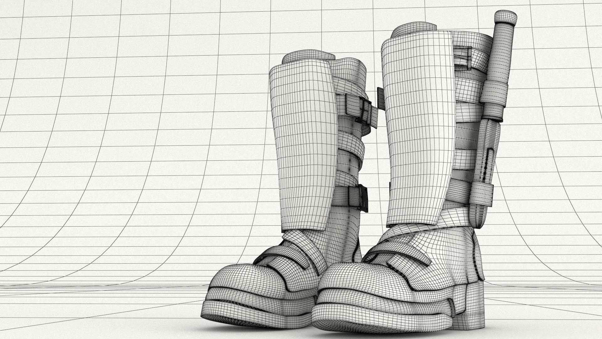 3D Laos Game Military Boot Model - TurboSquid 2015940