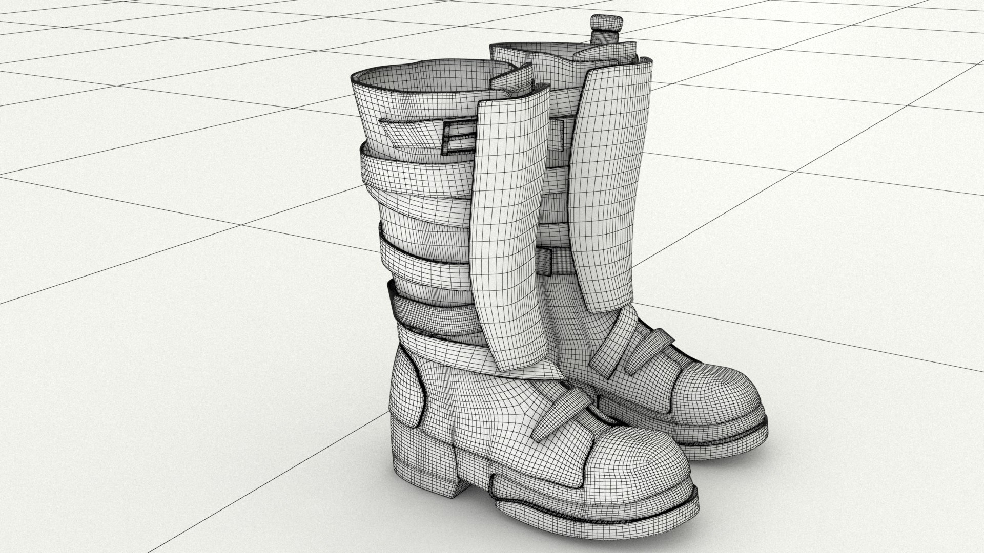 3D Laos Game Military Boot Model - TurboSquid 2015940