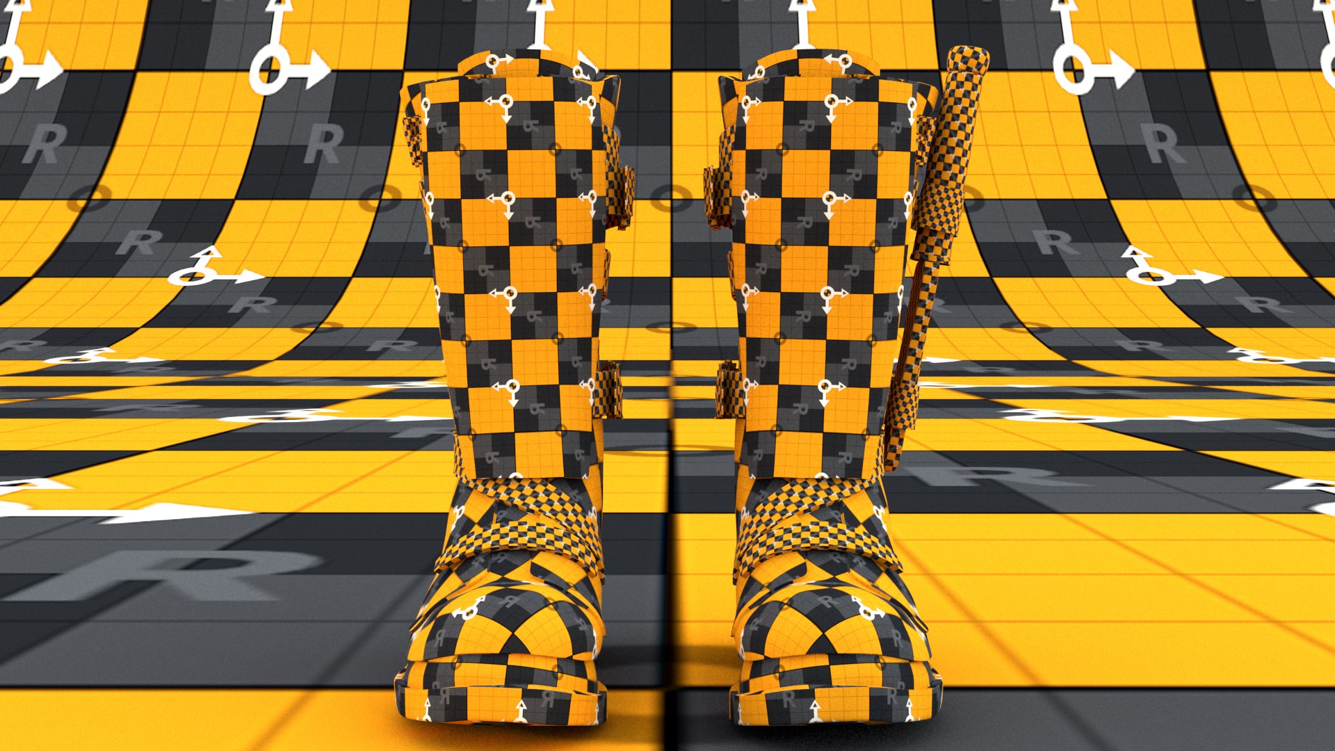 3D Laos Game Military Boot Model - TurboSquid 2015940