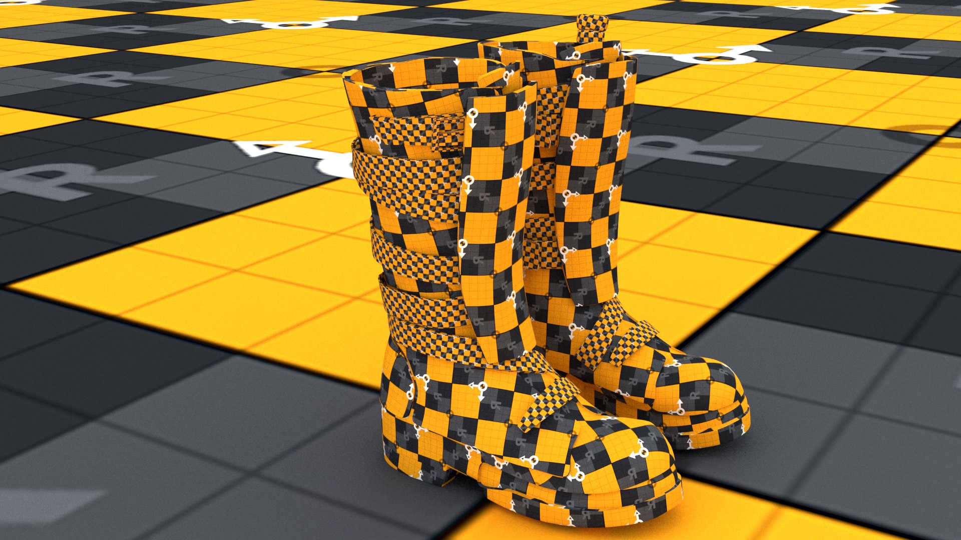 3D Laos Game Military Boot Model - TurboSquid 2015940