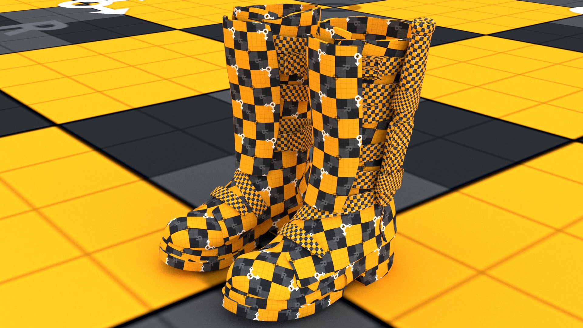 3D Laos Game Military Boot Model - TurboSquid 2015940