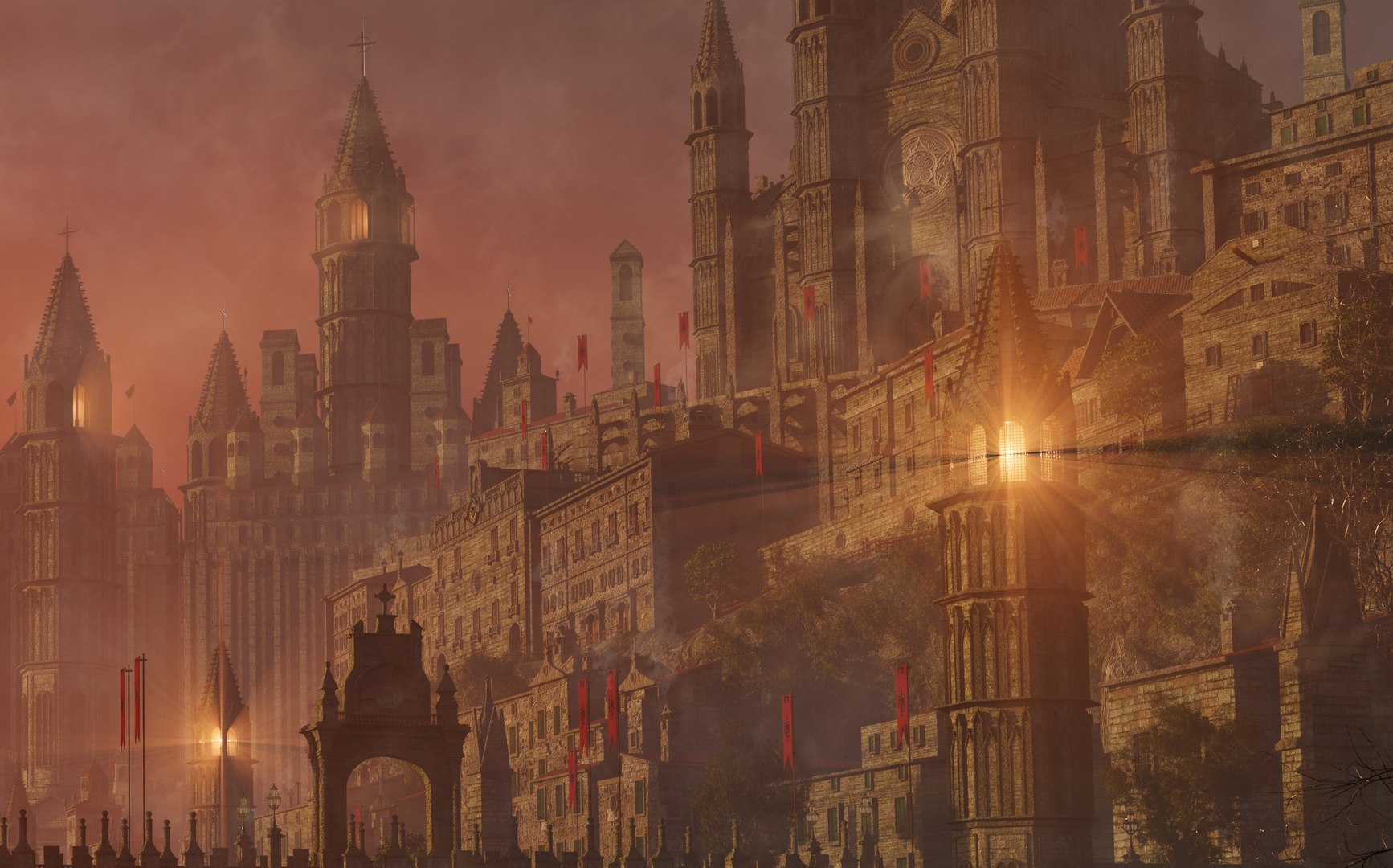 Ancient City Town Environment 3D model - TurboSquid 2041478