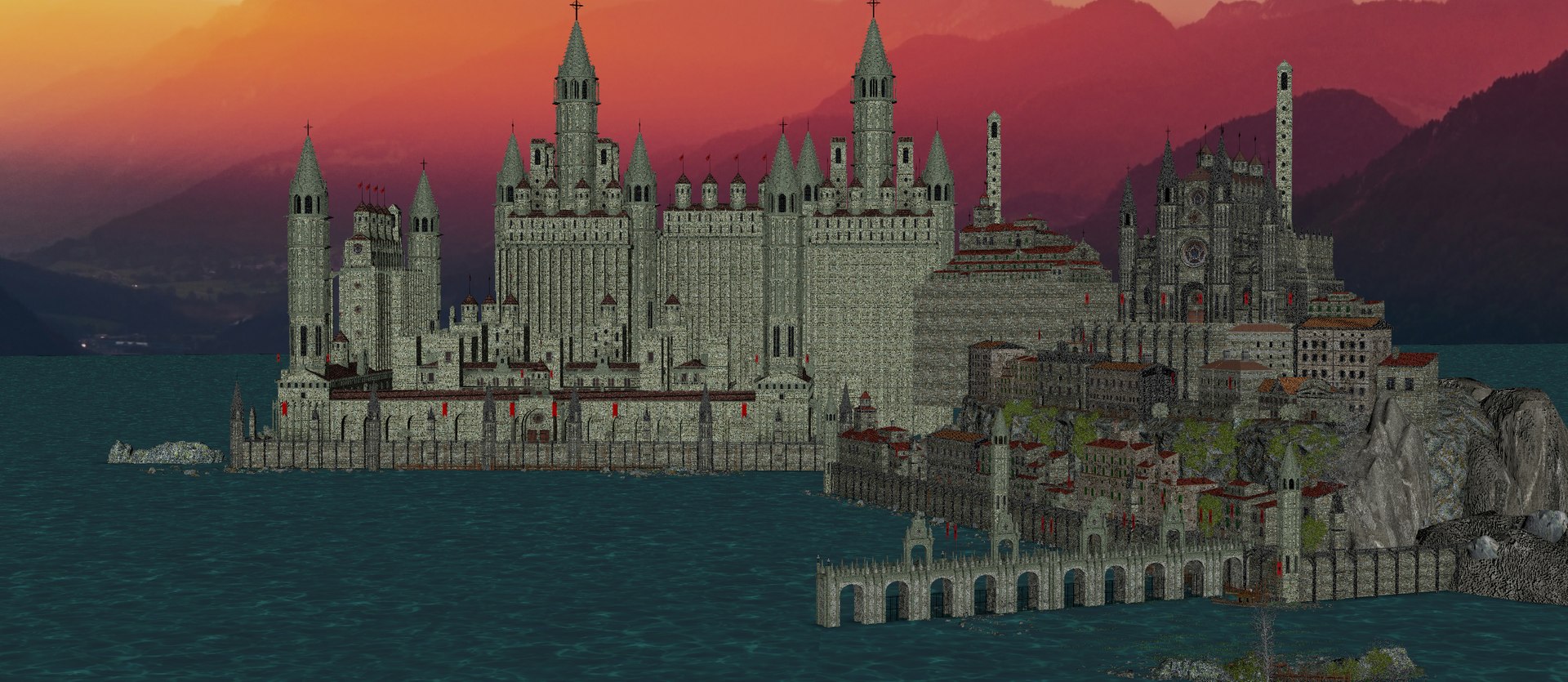 Ancient City Town Environment 3D model - TurboSquid 2041478