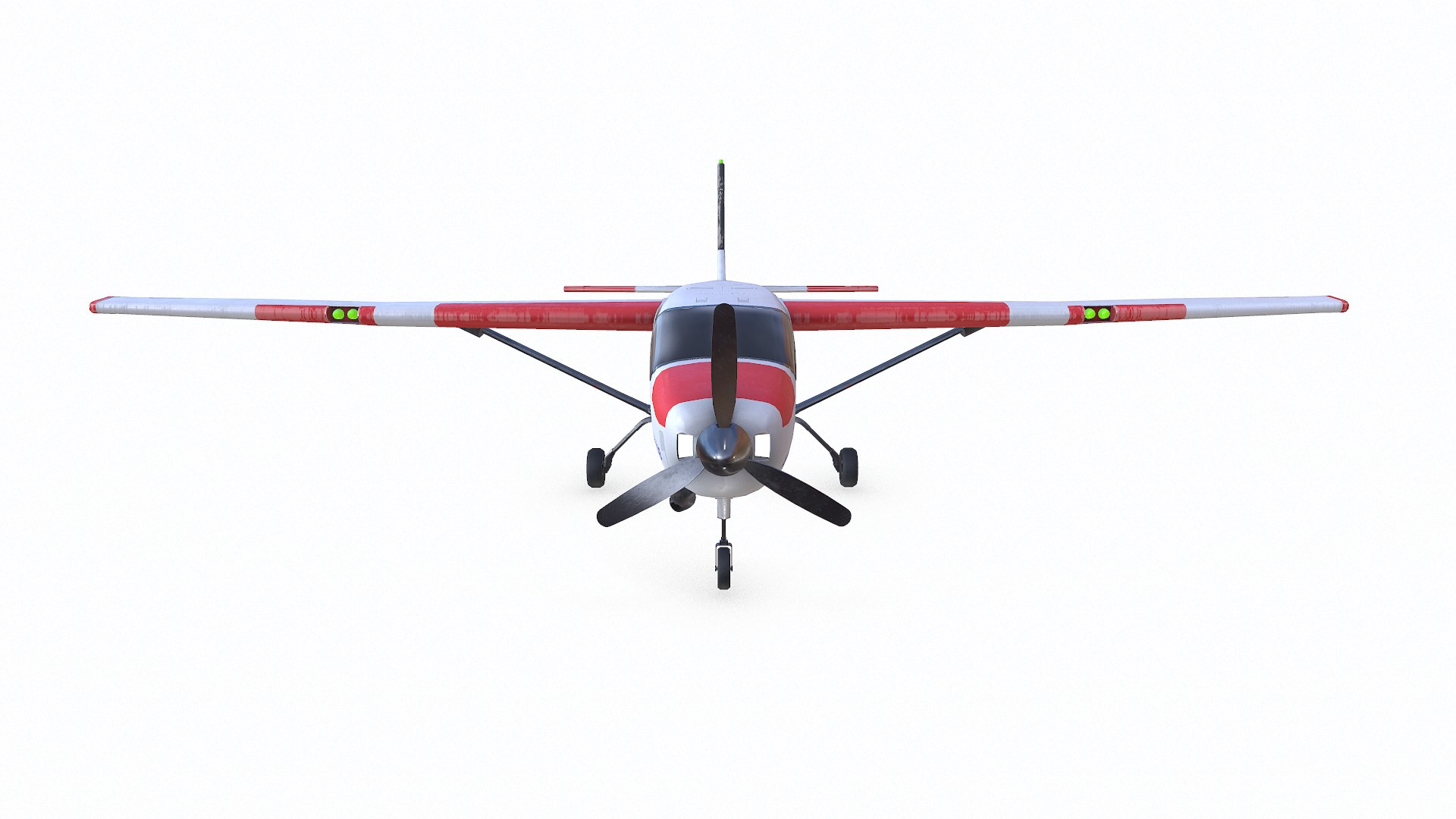 3D Model Generic Light Utility Aircraft Low-poly PBR - TurboSquid 2459032