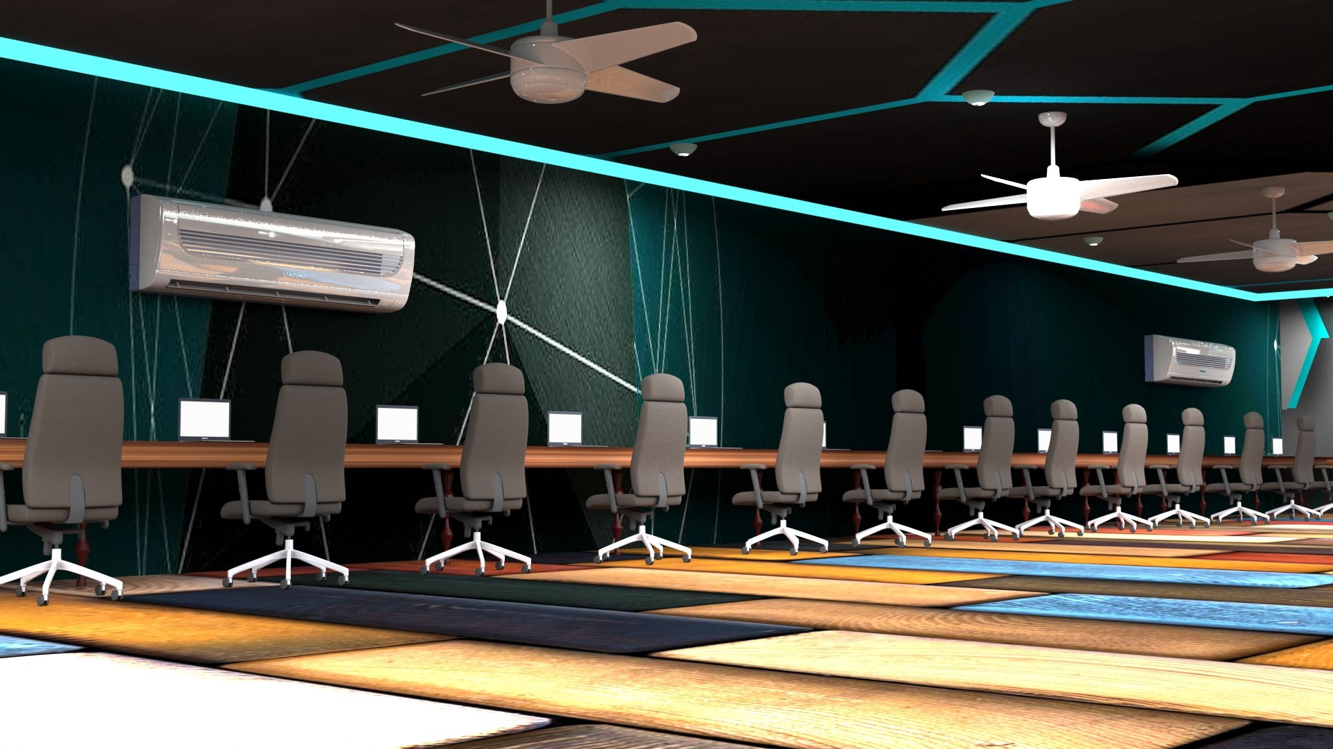 Computer lab 3D model - TurboSquid 2130745