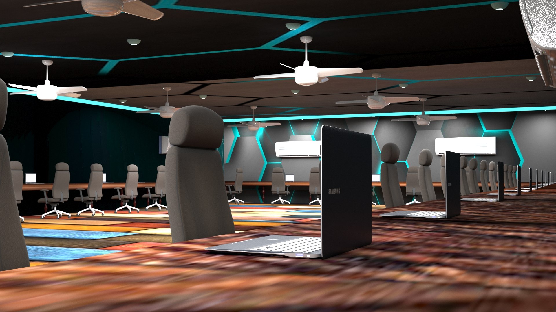 Computer lab 3D model - TurboSquid 2130745