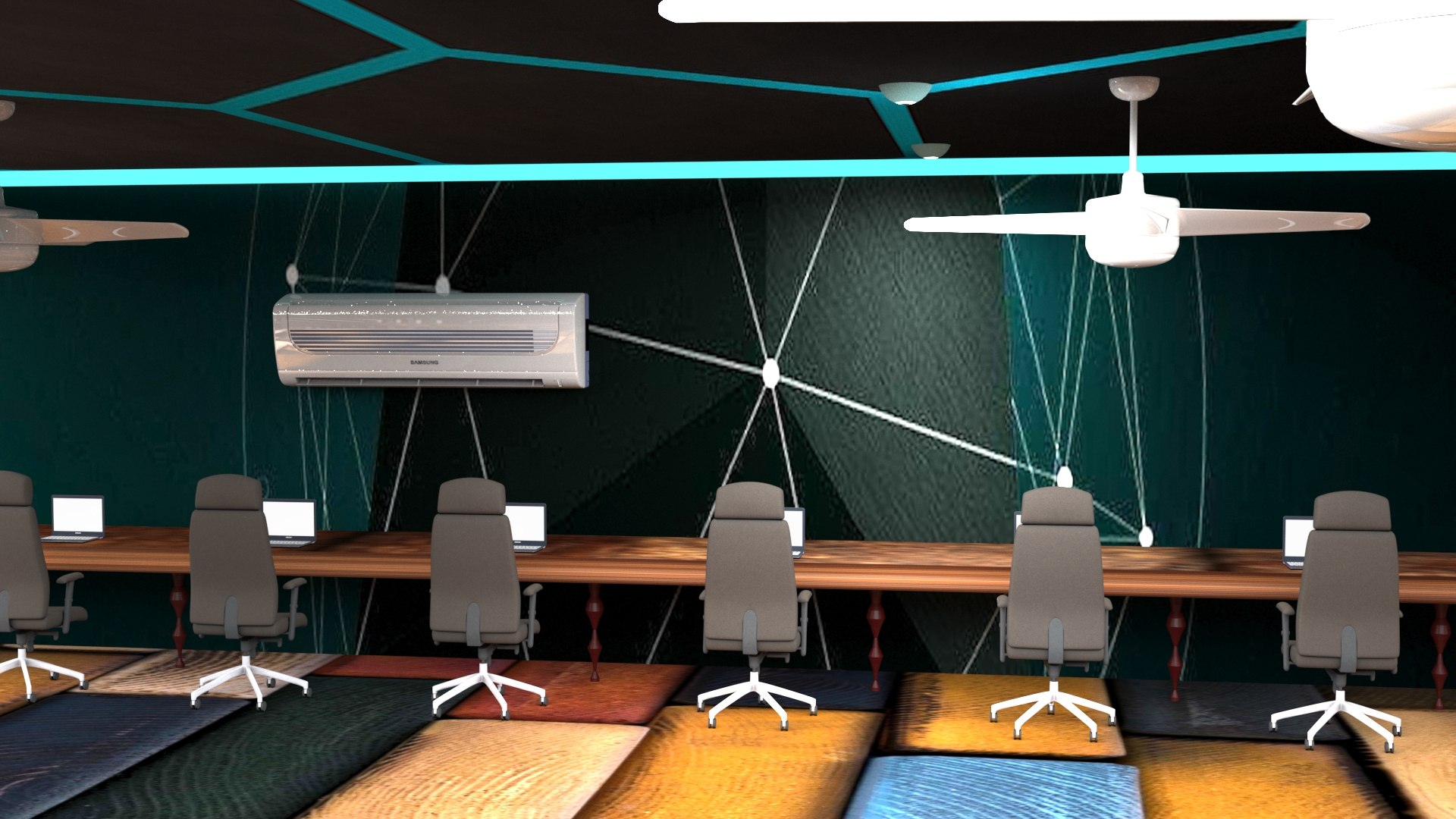 Computer lab 3D model - TurboSquid 2130745