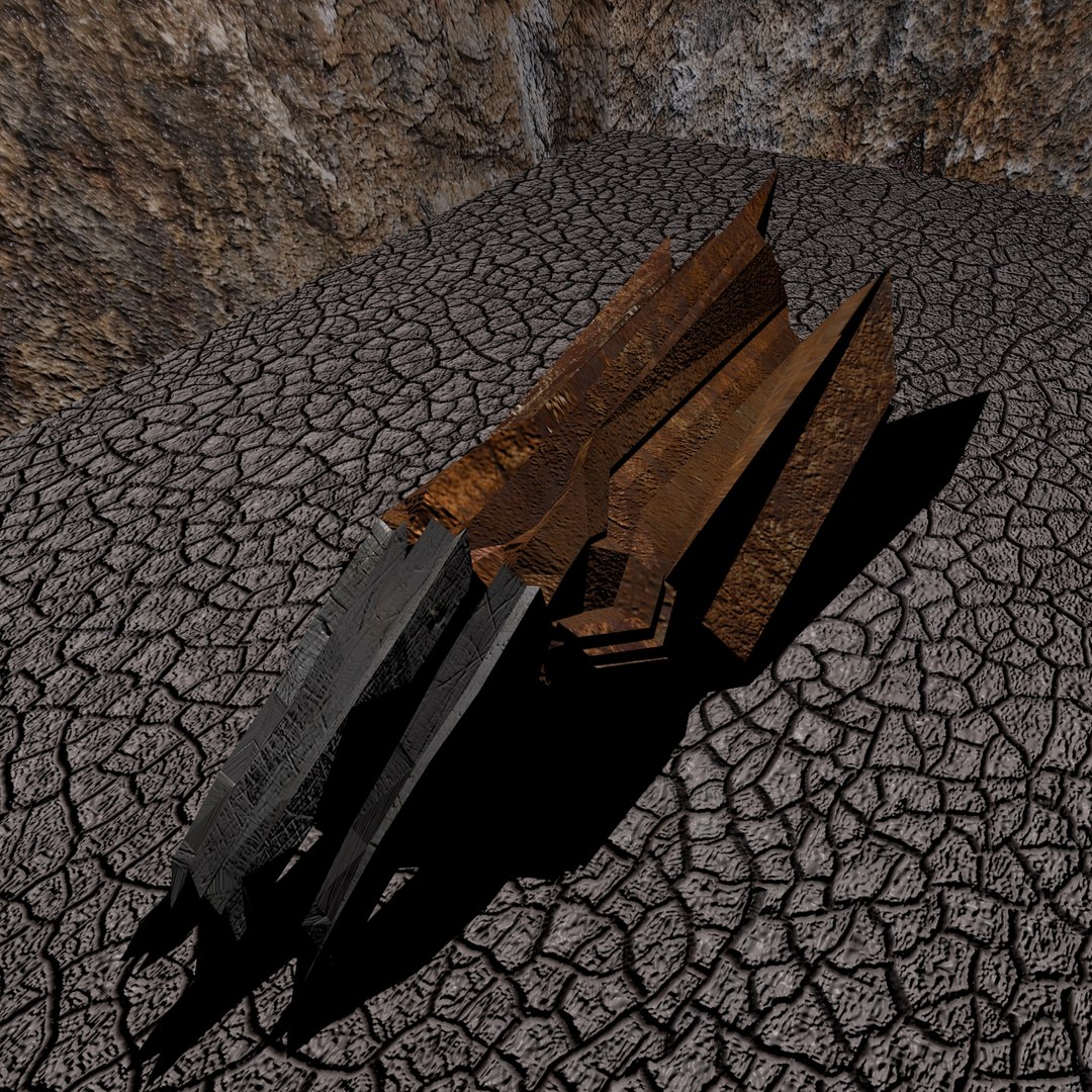 3d Model Fantasy Claw Weapon