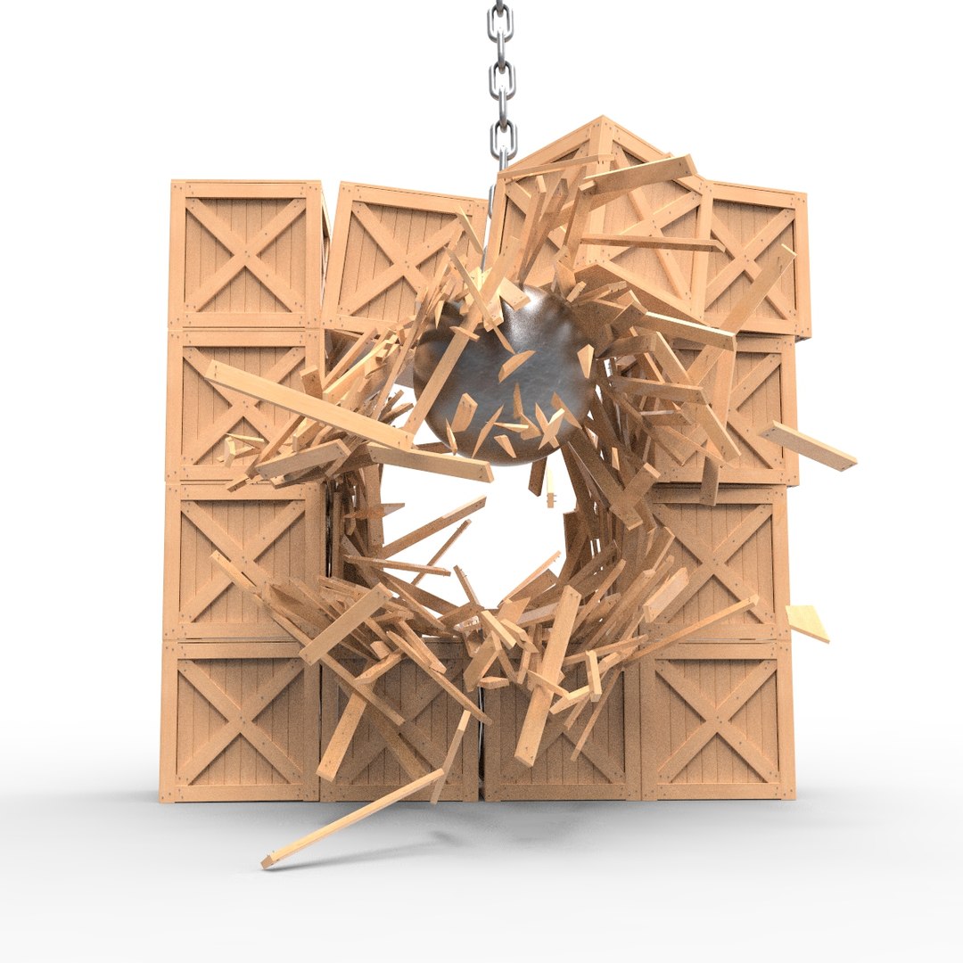 3D Wooden Boxes Demolition - TurboSquid 1260113