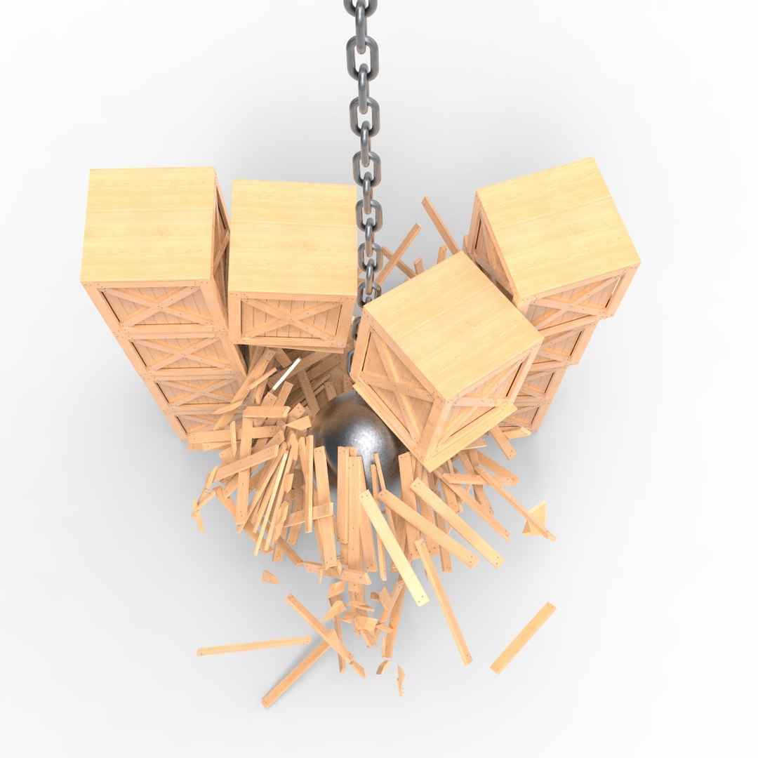 3D Wooden Boxes Demolition - TurboSquid 1260113