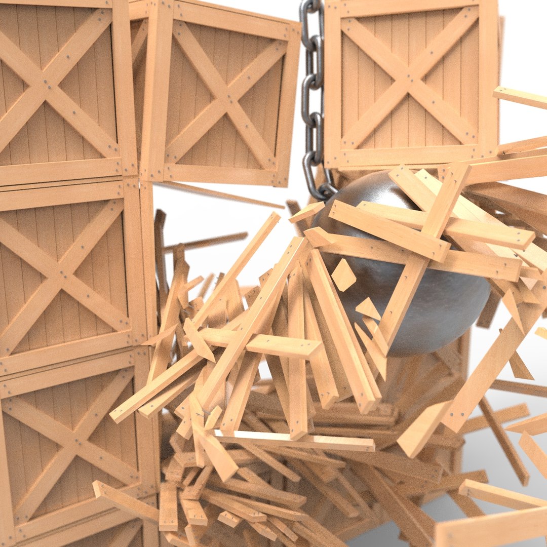 3D Wooden Boxes Demolition - TurboSquid 1260113