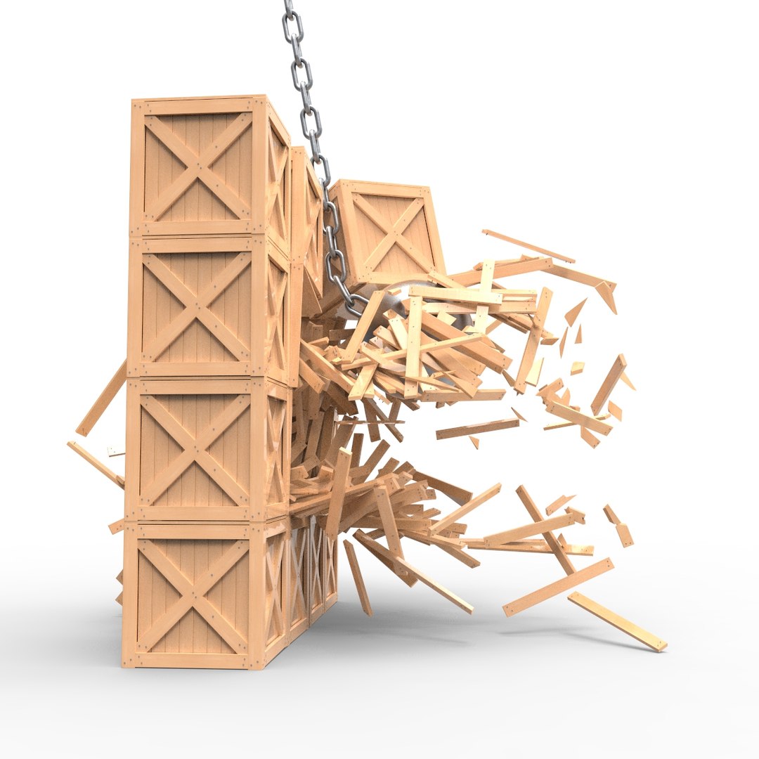3D Wooden Boxes Demolition - TurboSquid 1260113
