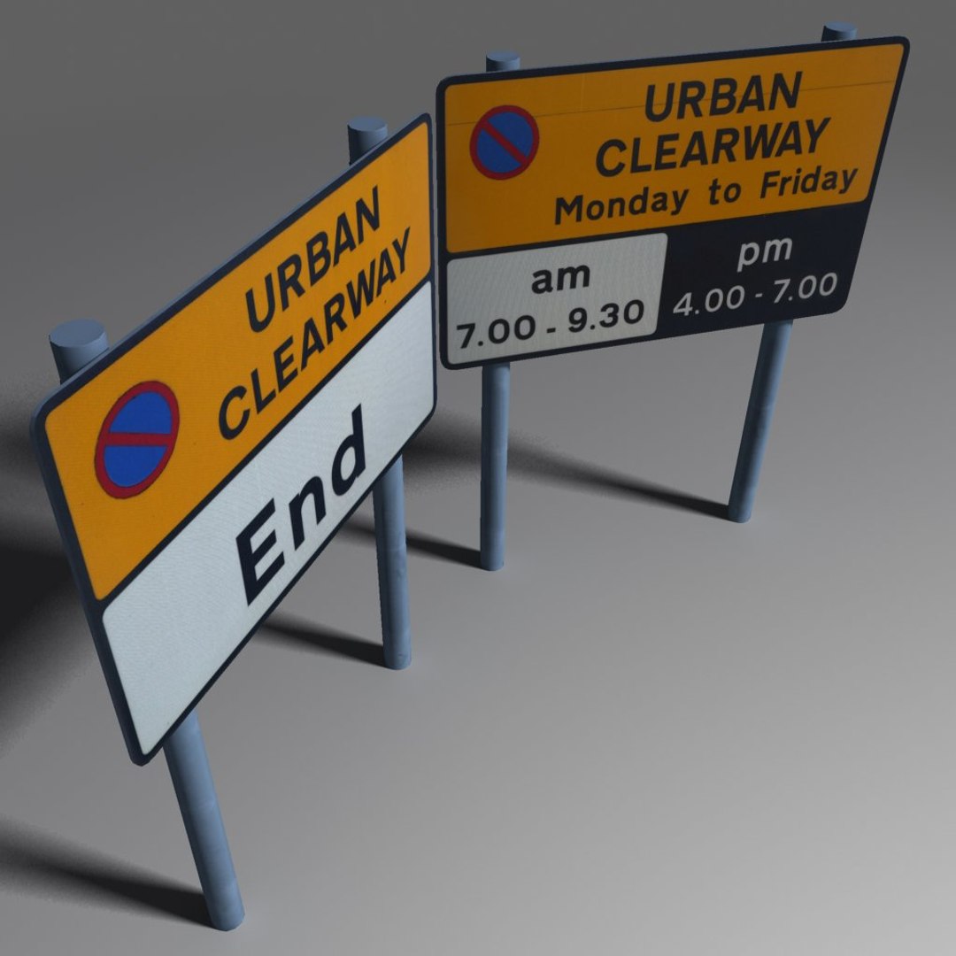 3ds max road sign coz110101399