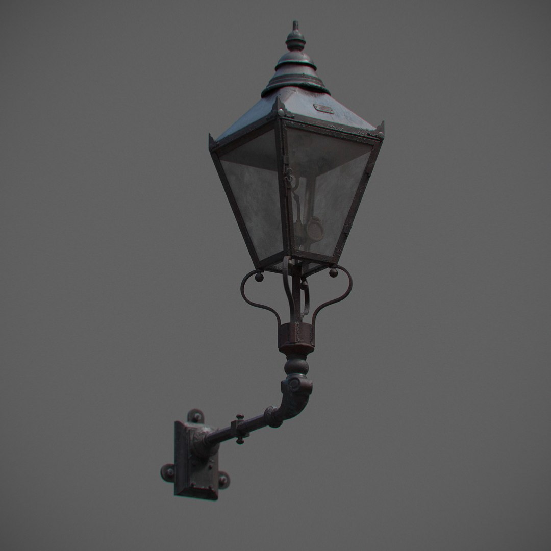 Gas light gaslight 3D model - TurboSquid 1687905