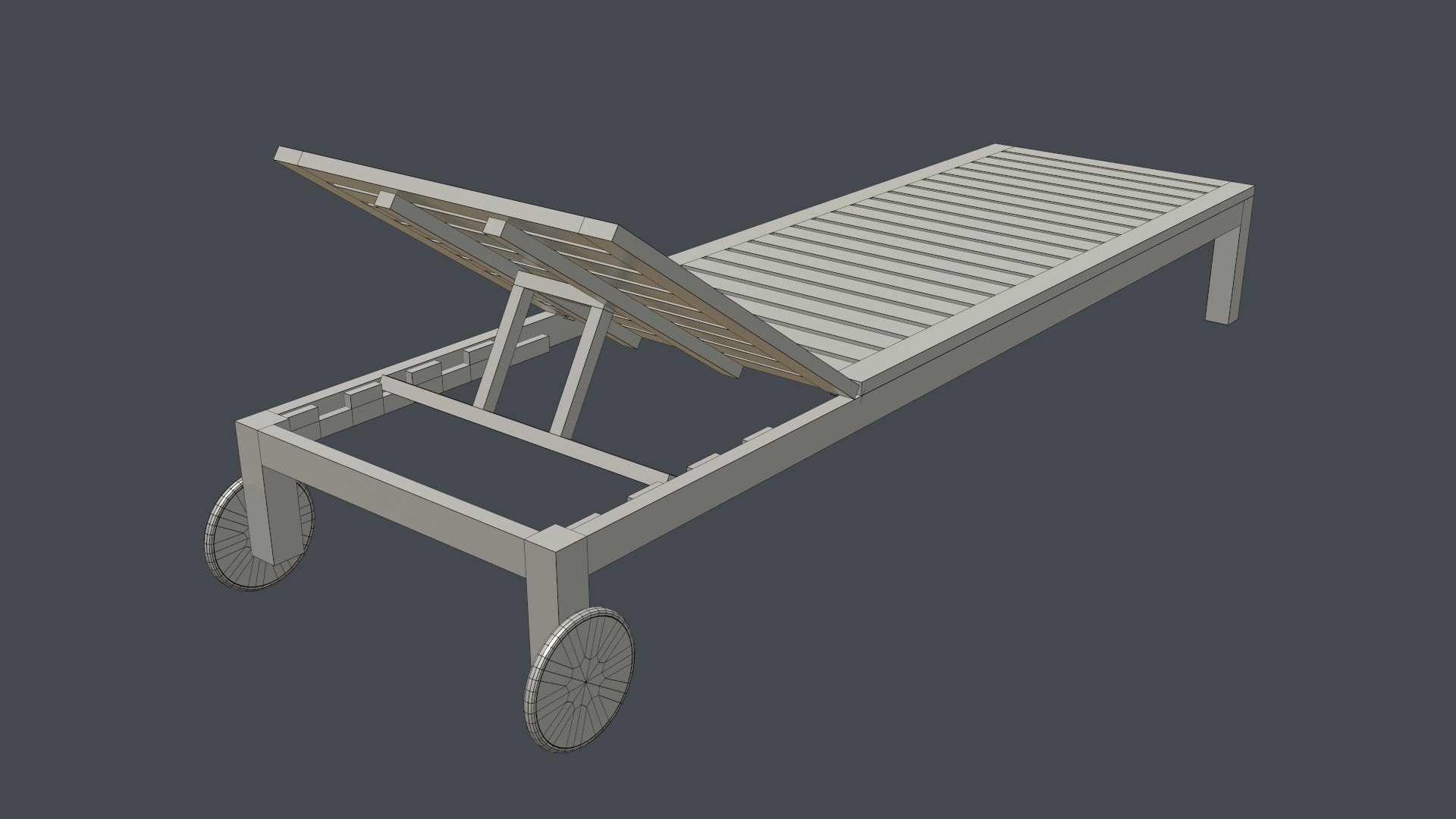Pool Lounger 3D Model - TurboSquid 1844183