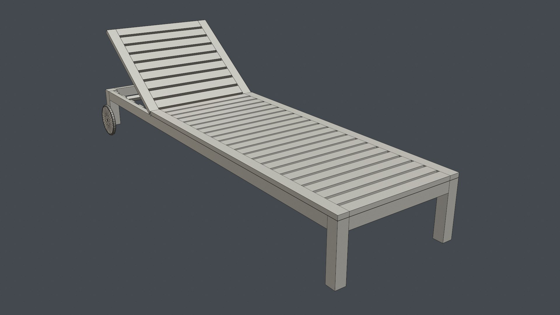 Pool Lounger 3D Model - TurboSquid 1844183