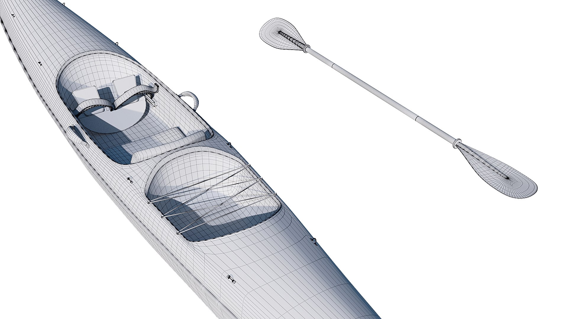 Kayak 3D model - TurboSquid 1764643