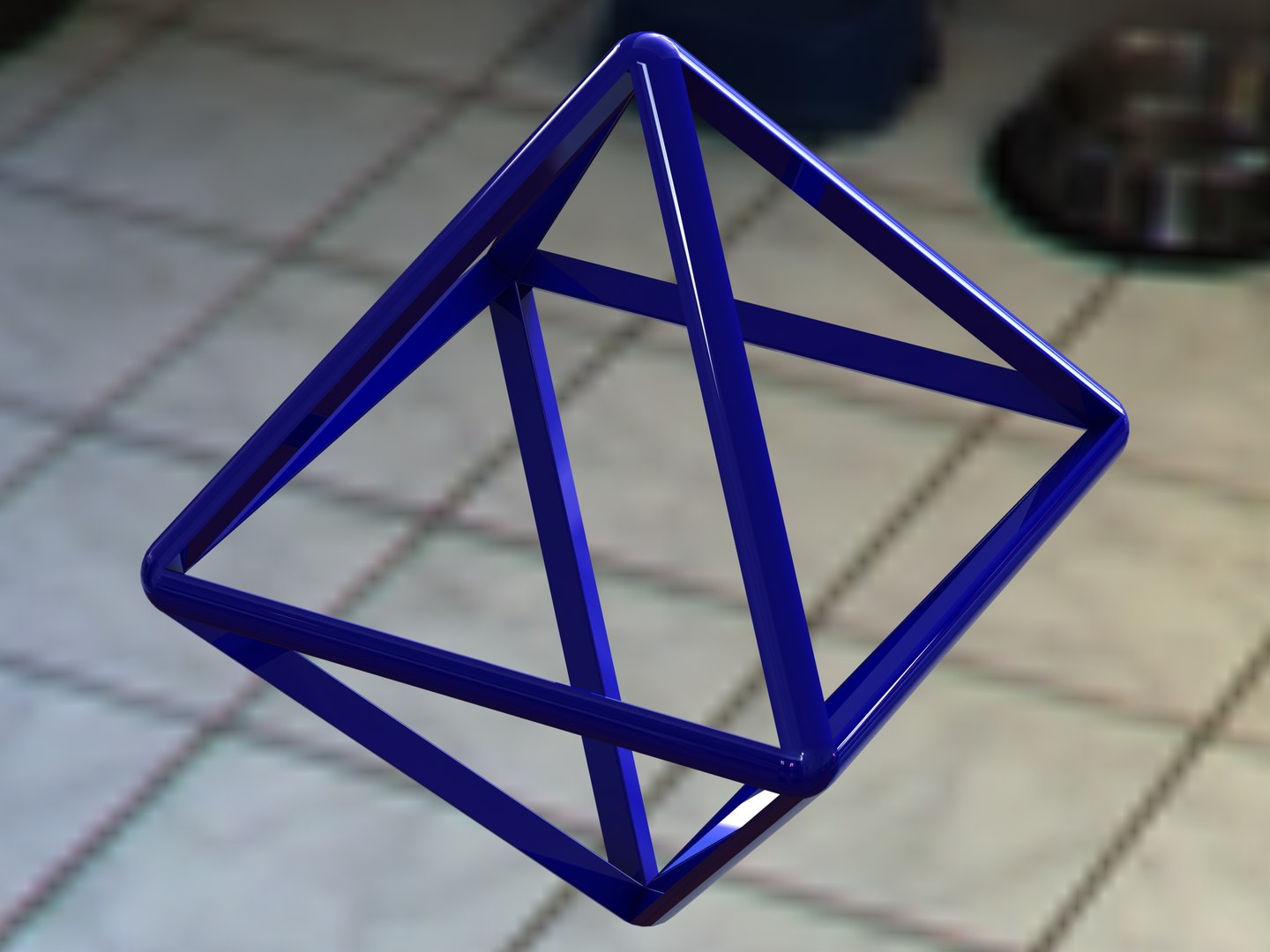 3D Model Wireframe Shape Octahedron - TurboSquid 2176034