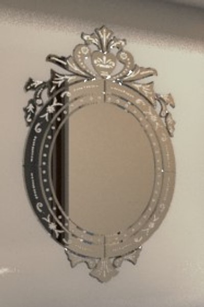 Victorian mirror 3D model - TurboSquid 1166439