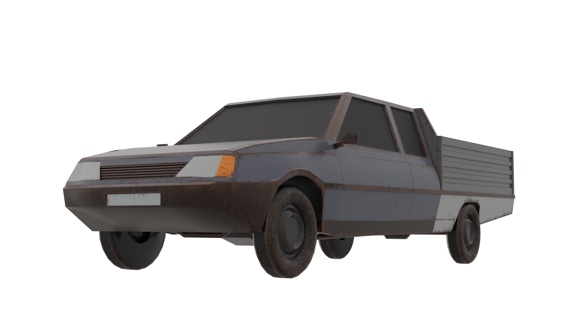 FSO Polonez Truck 3D Model - TurboSquid 2265890