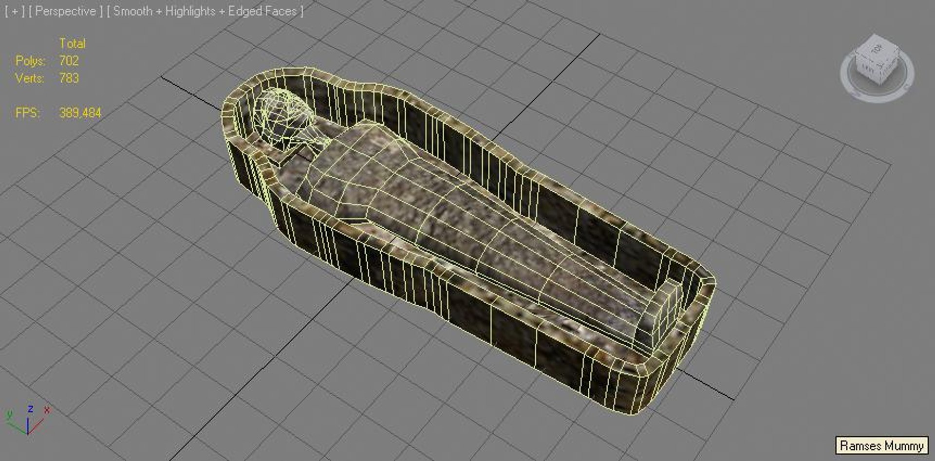 3D Ramses II Mummy LP - TurboSquid 2381709