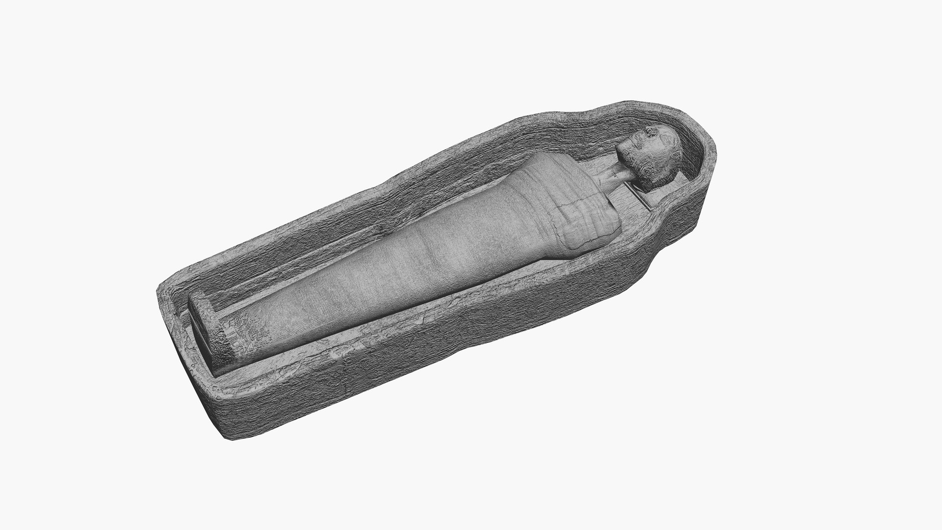 3D Ramses II Mummy LP - TurboSquid 2381709