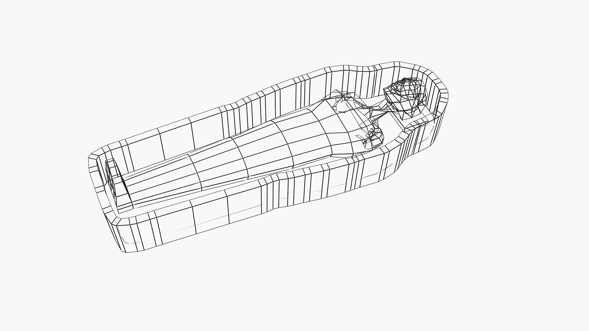 3D Ramses II Mummy LP - TurboSquid 2381709