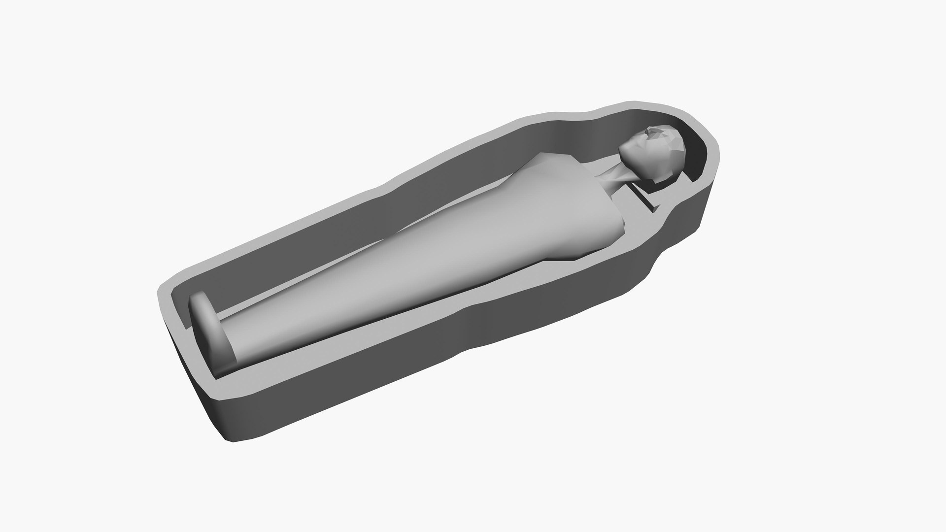 3D Ramses II Mummy LP - TurboSquid 2381709