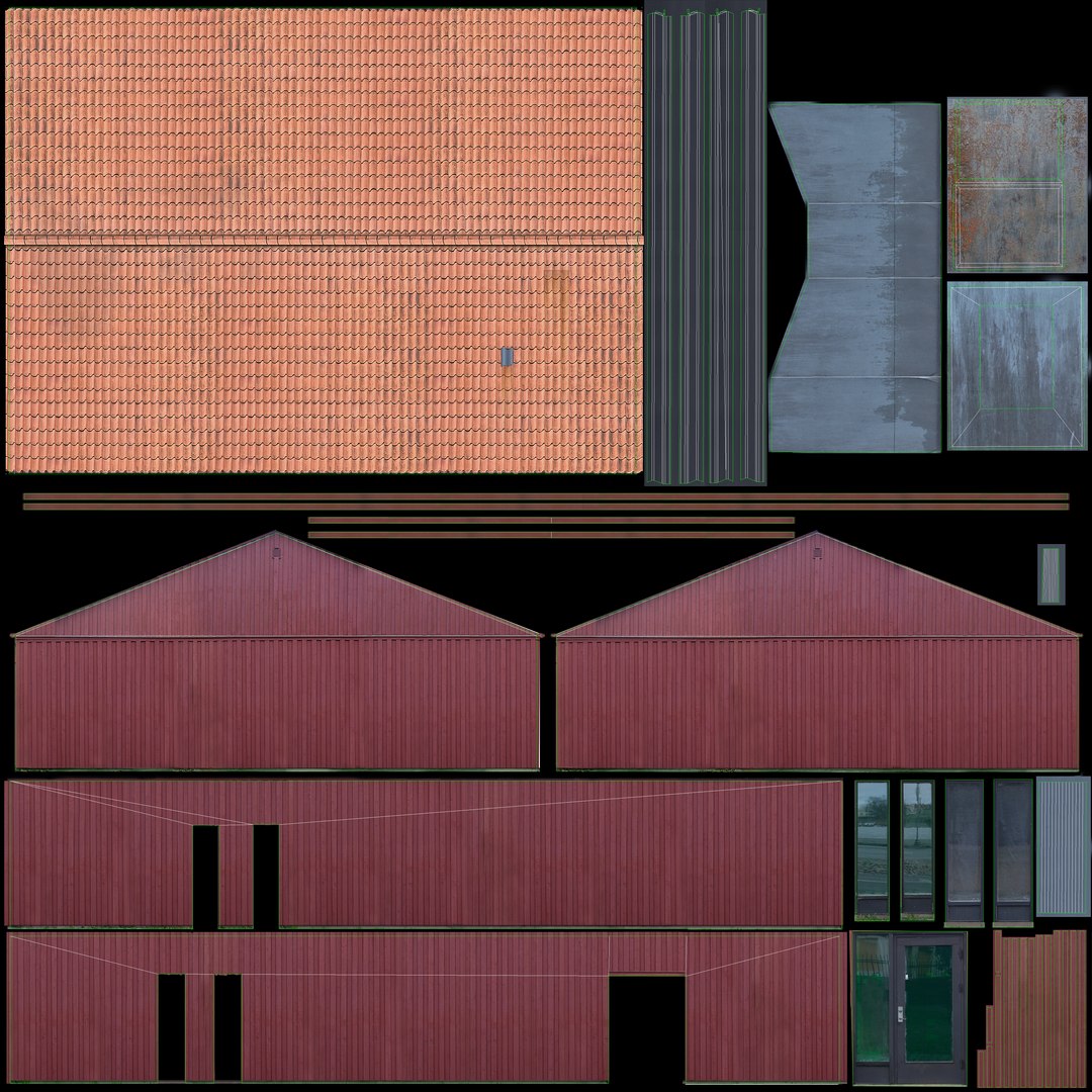 Wooden Building Model - TurboSquid 2050057