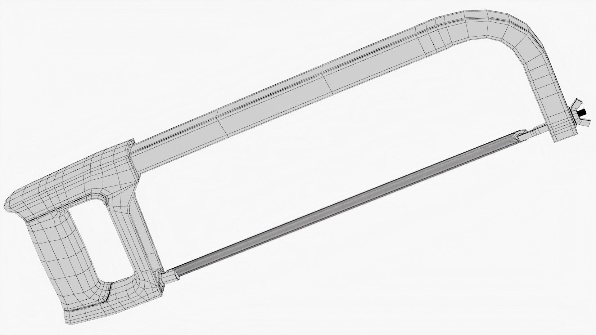 Hacksaw Metal 01 J 3D Model - TurboSquid 1884210