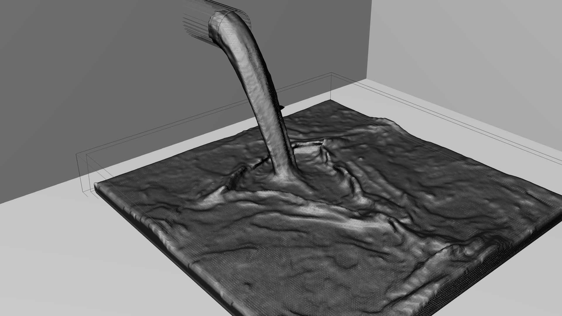 3D Flowing Water Container - TurboSquid 1318419